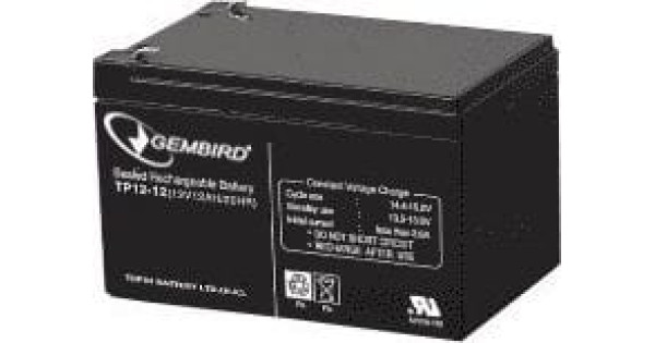 Gembird BAT-12V12AH UPS battery Sealed Lead Acid (VRLA) 12 V 12 Ah