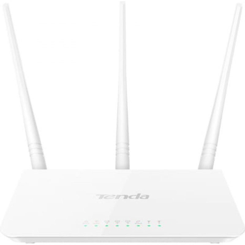 Tenda F3 wireless router Fast Ethernet White