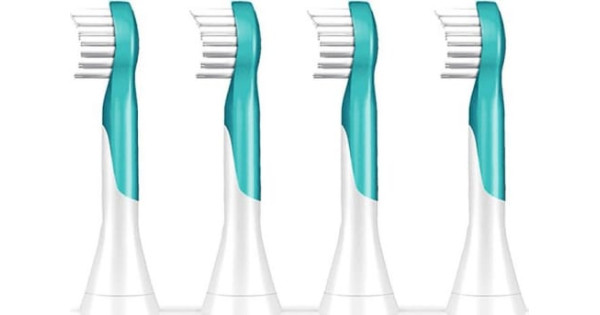 Philips Sonicare For Kids 4-pack Compact size Compact sonic toothbrush ...